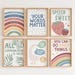 Boho Speech Therapy Poster Set, 12 Inspirational SLP Wall Art Prints ...