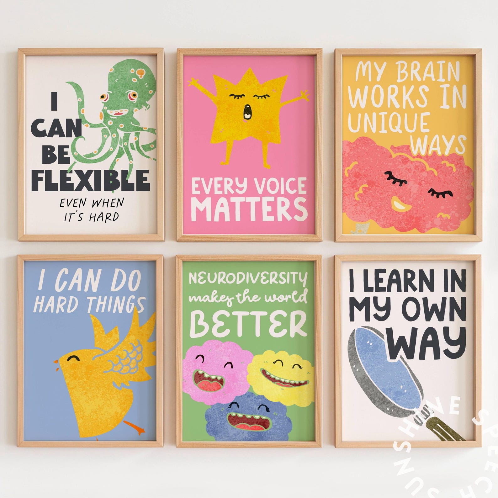 Autism Classroom Poster Set, Neurodiversity Wall Art, Back to School ...