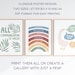 Boho Speech Therapy Poster Set, 12 Inspirational SLP Wall Art Prints ...