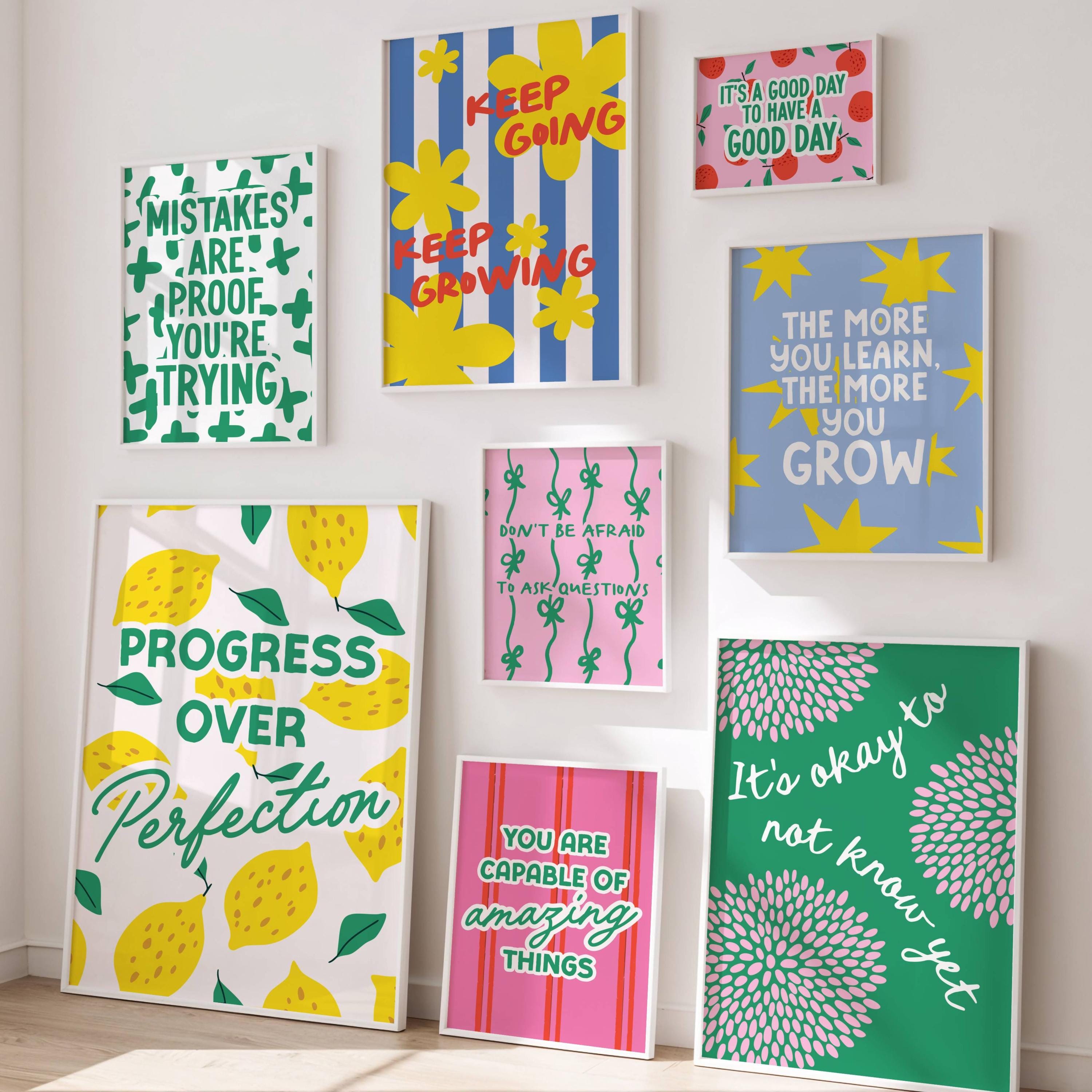Classroom Decorative Posters, Teacher Wall Decor, Growth Mindset ...