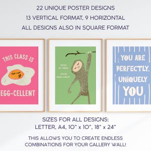 Cute Classroom Decorative Posters, Teacher Wall Decor, Growth Mindset ...