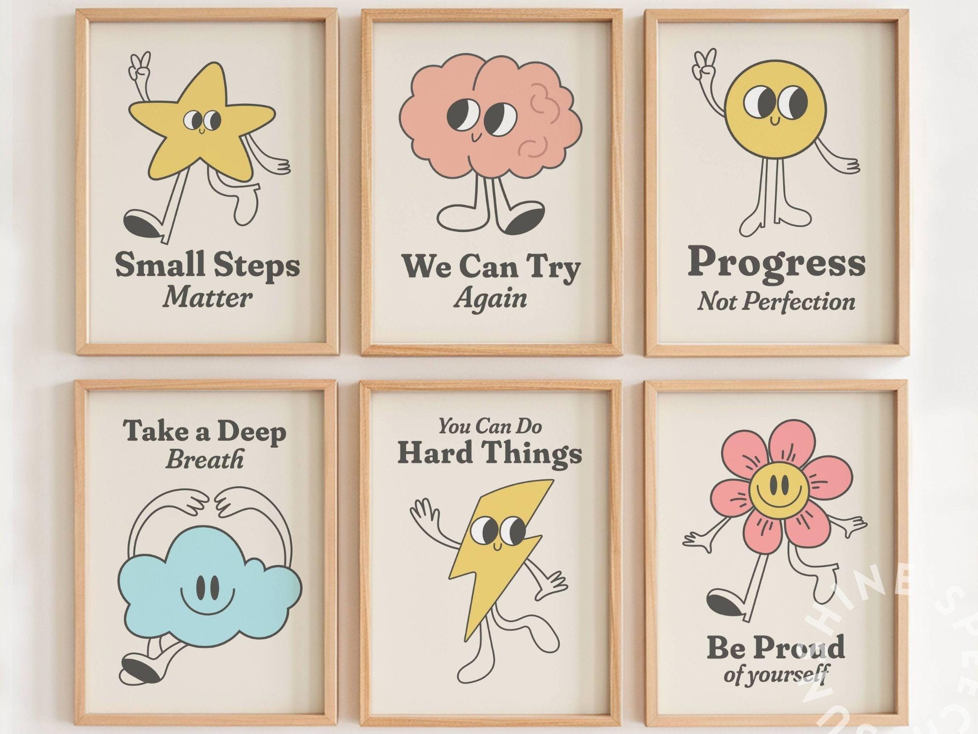Retro Classroom Poster Set | Growth Mindset Classroom Decor ...