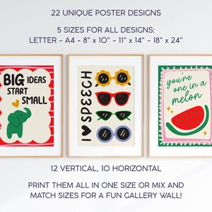 Printable Speech Therapy Posters, Bright Colorful SLP Poster Set ...