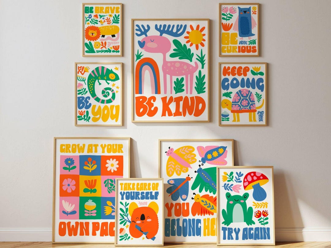 Classroom Affirmation Poster Set | Teacher Wall Art | Growth Mindset ...