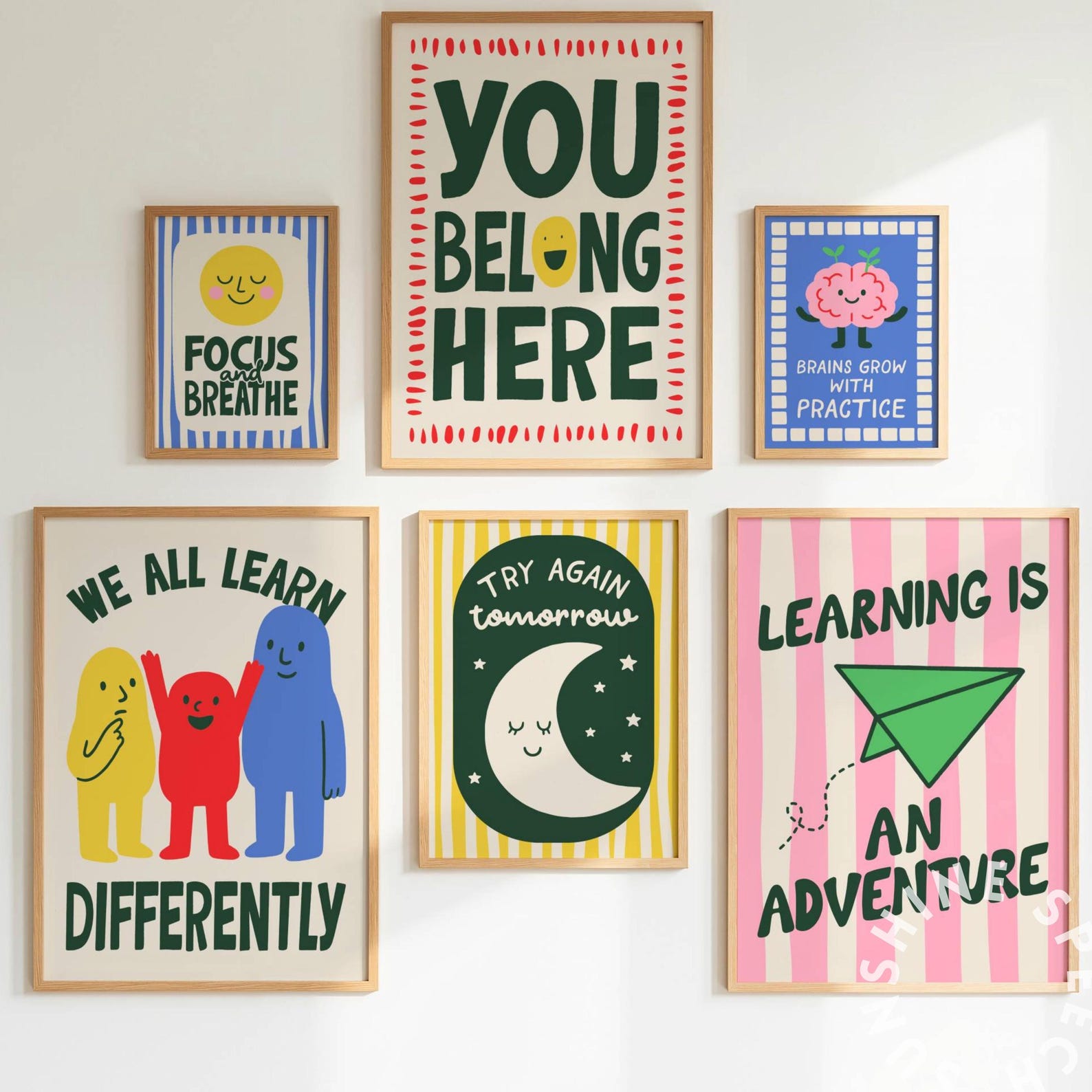 Teacher Classroom Poster Set | Growth Mindset Decor | Inclusive Class ...