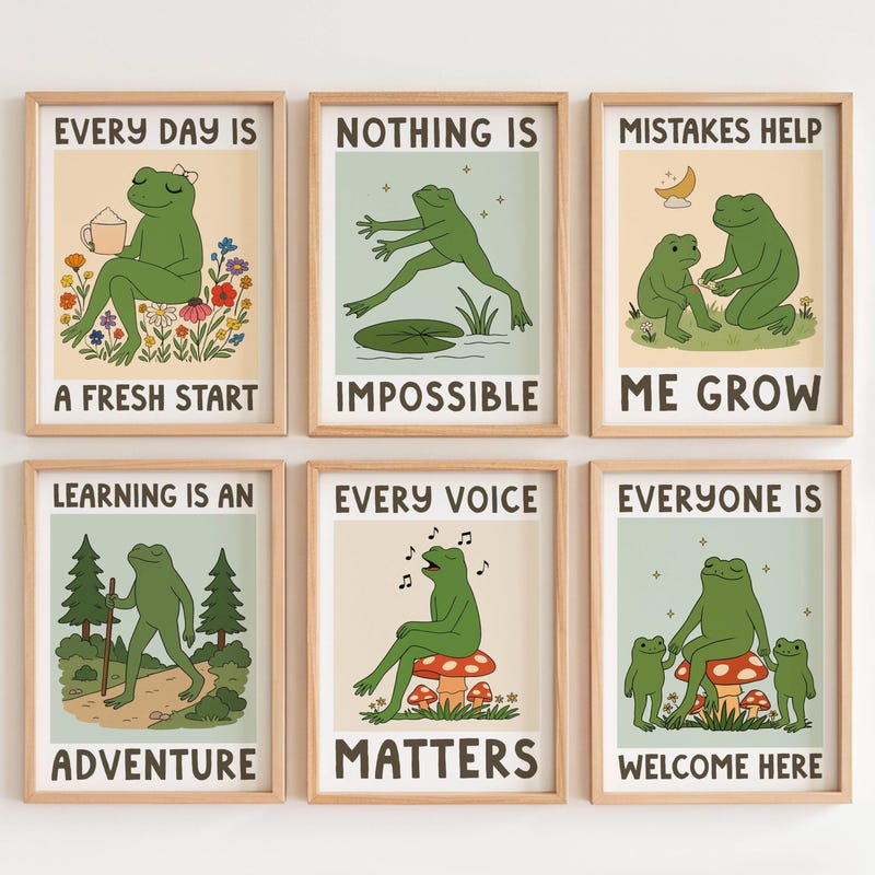 Frog Classroom - Etsy