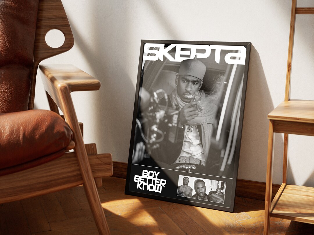 Skepta Boy Better Know Music Poster Print - High Quality, Various Sizes ...