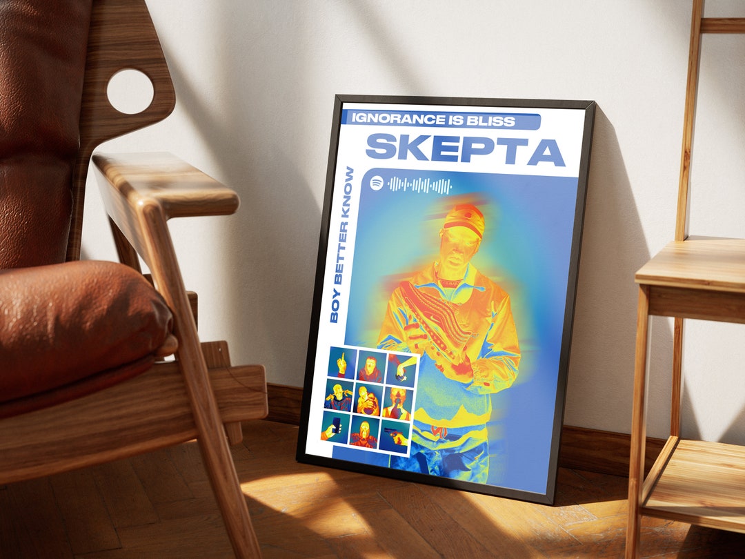 Skepta Ignorance is Bliss Album Poster Print - High Quality, Various ...
