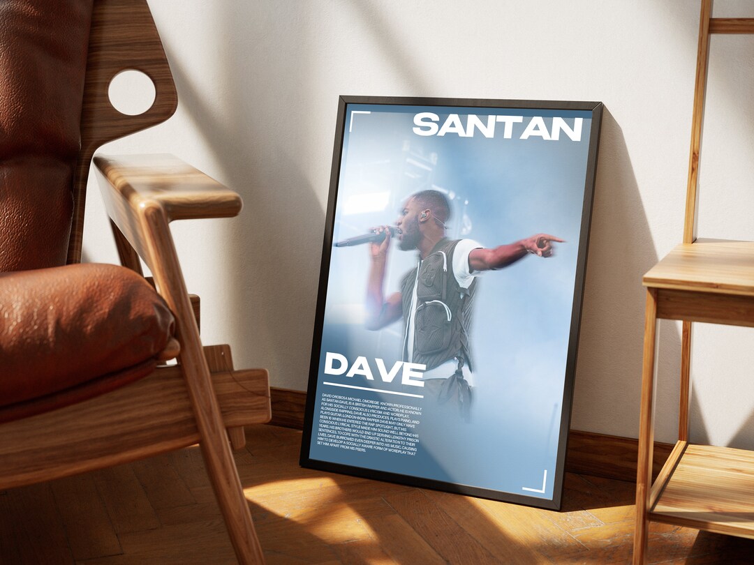 Santan Dave Music Poster Print - High Quality, Various Sizes Available ...