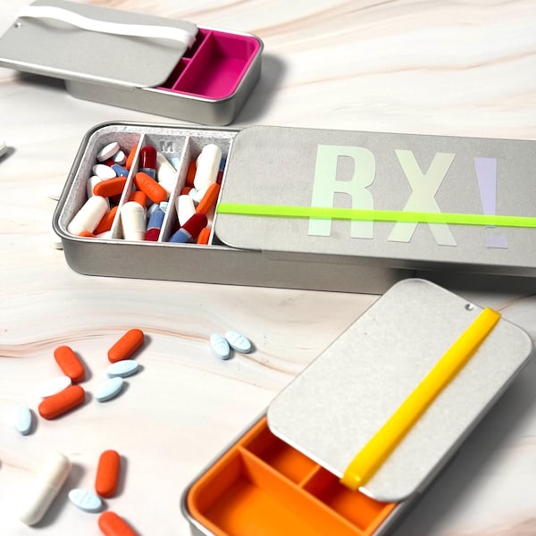 Custom Pill Box - Etsy