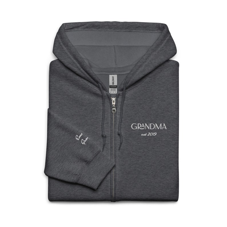 Customized Zip up Grandma Gigi Weezer Yaya Hoodie, Custom Gift ...