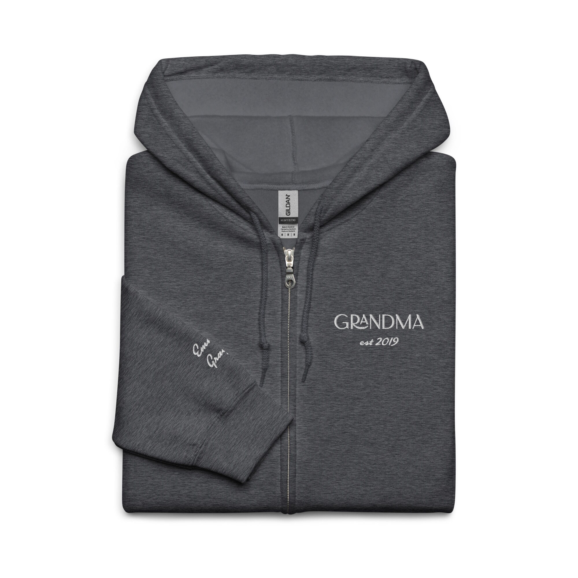 Customized Zip up Grandma Gigi Weezer Yaya Hoodie, Custom Gift ...