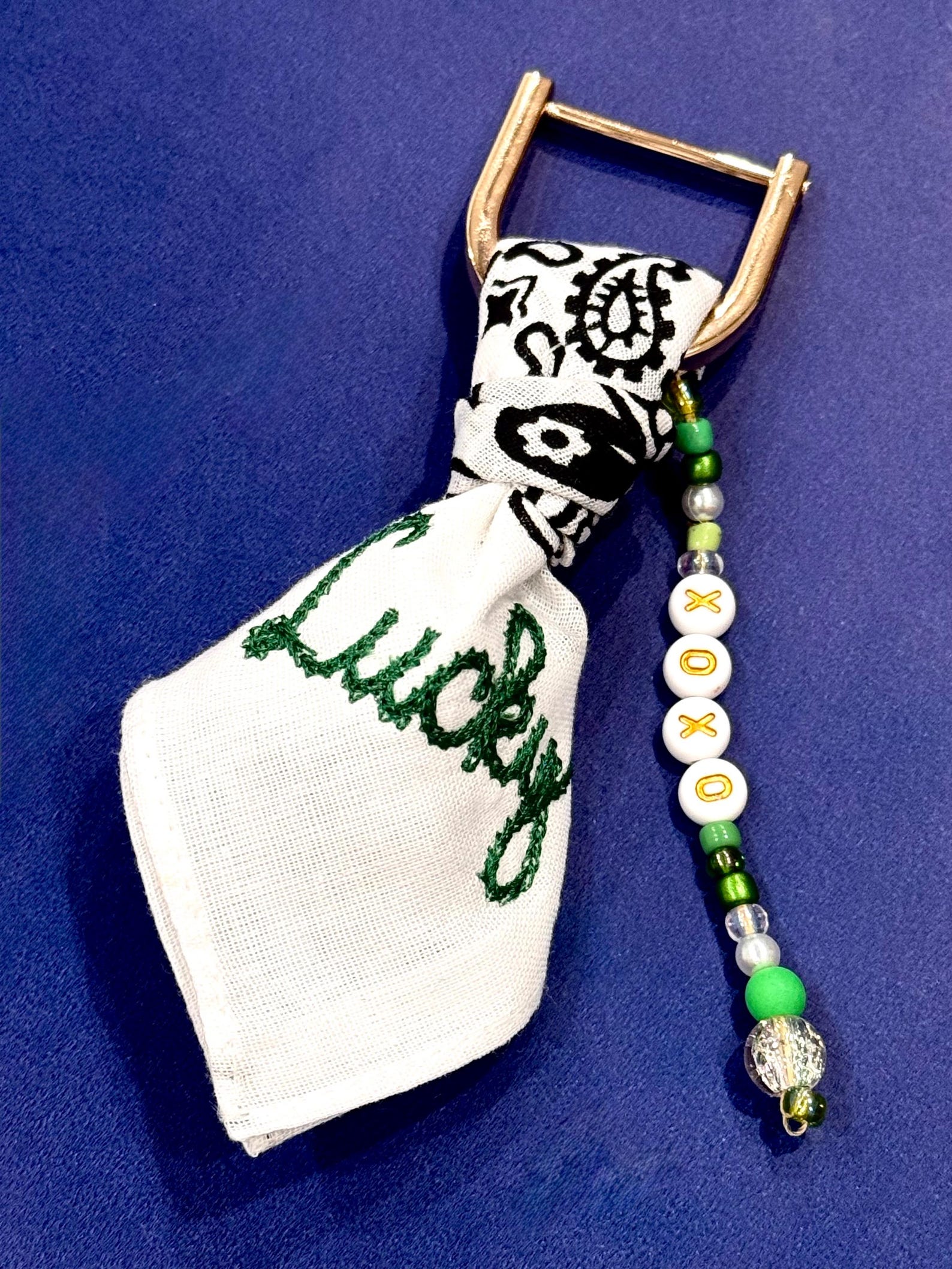 Personalized Keychain Monogrammed Bag Accessory Custom Tag Name Keyring ...