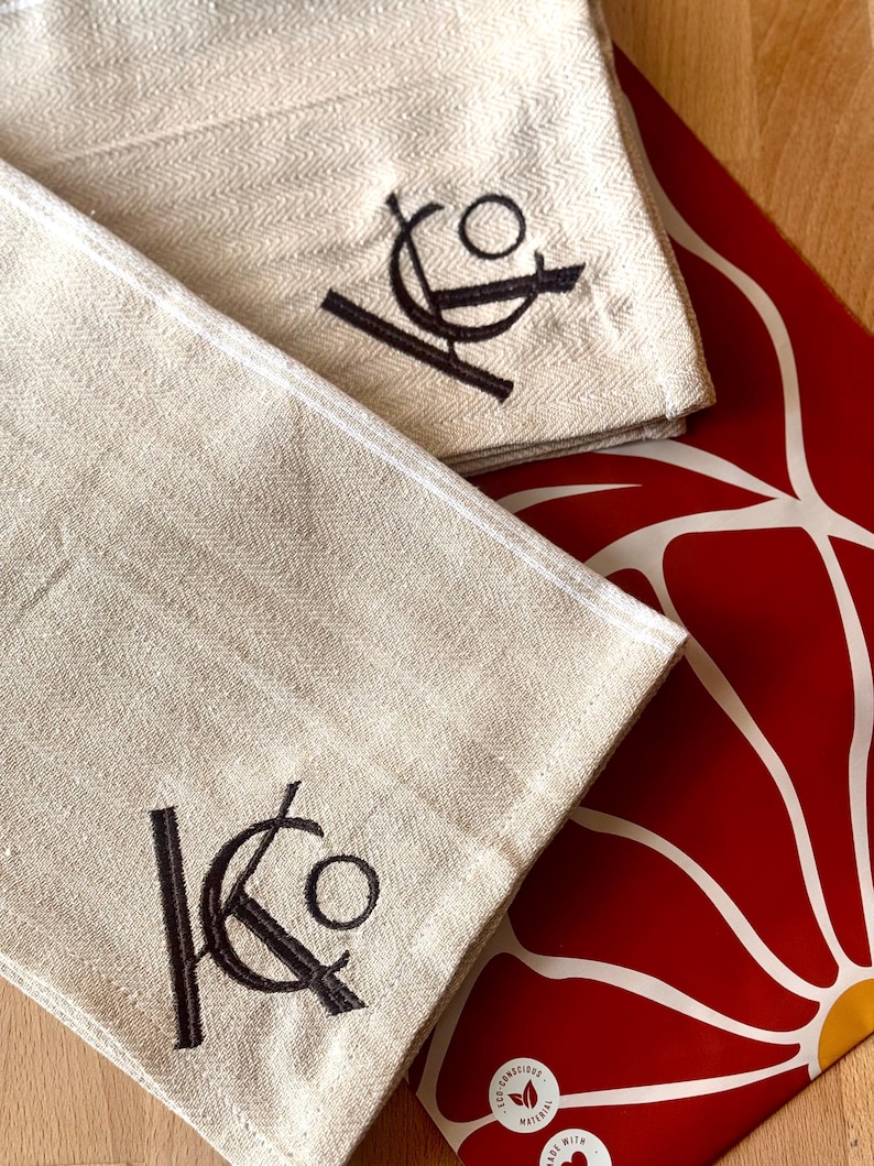 Custom Tea Towel Embroidered Gift for Chef Personalized Bar Accessories ...