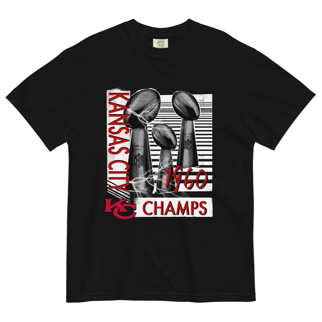 Kansas City Chiefs Football Comfort Colors T-shirt KC Retro - Etsy