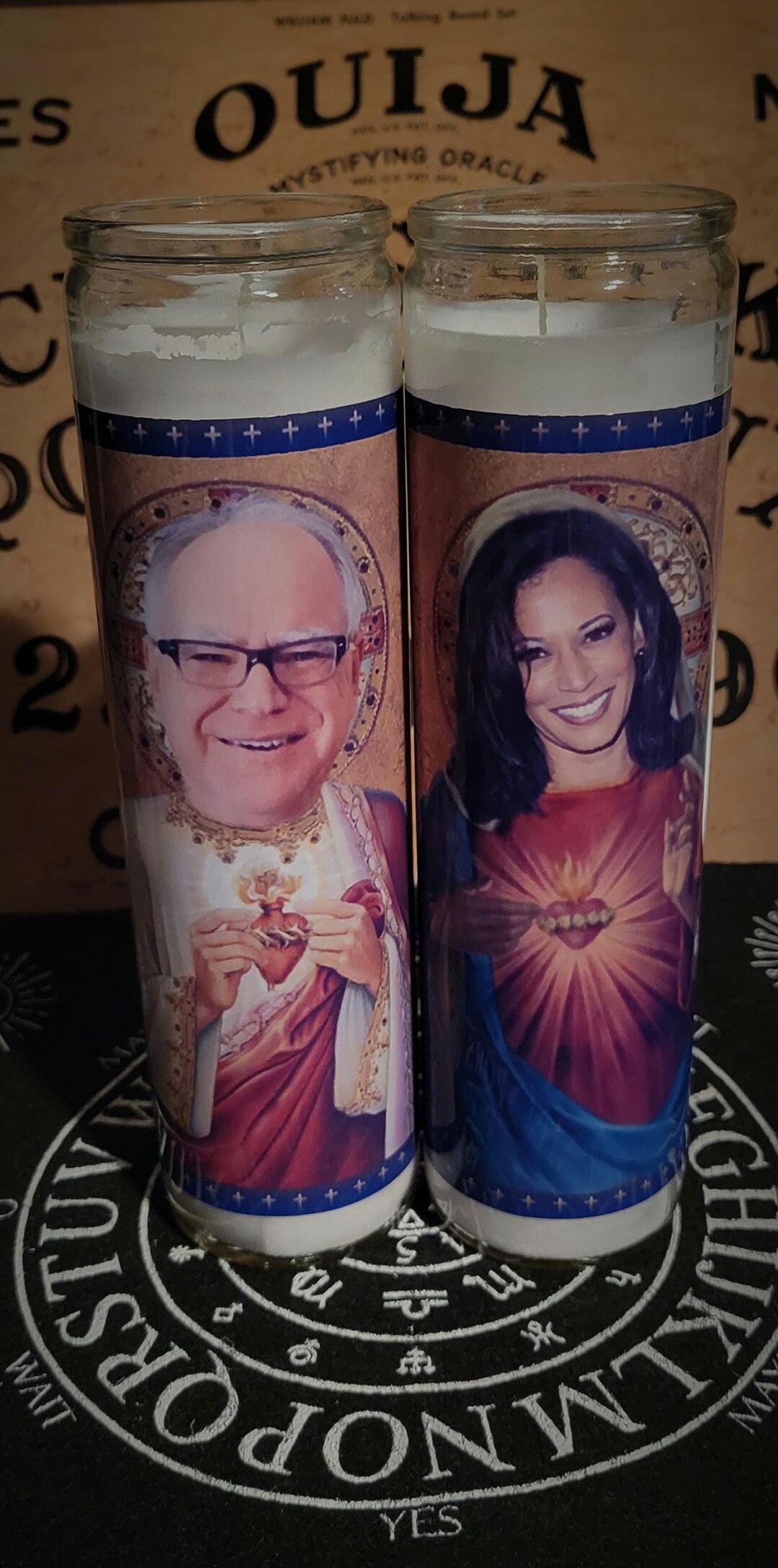 Kamala Harris/tim Walz Prayer Candle Set - Etsy UK