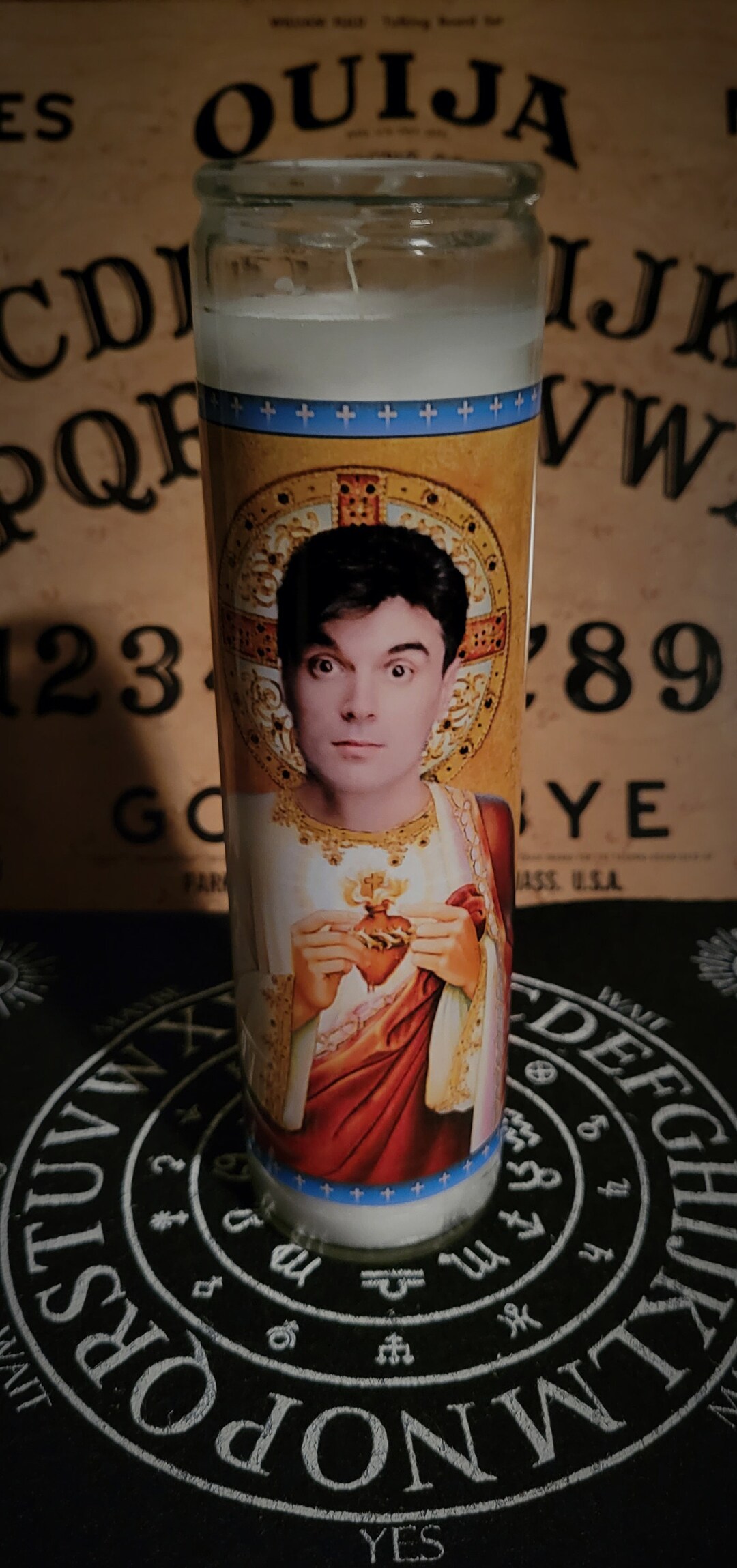 David Byrne Talking Heads Prayer Candle - Etsy