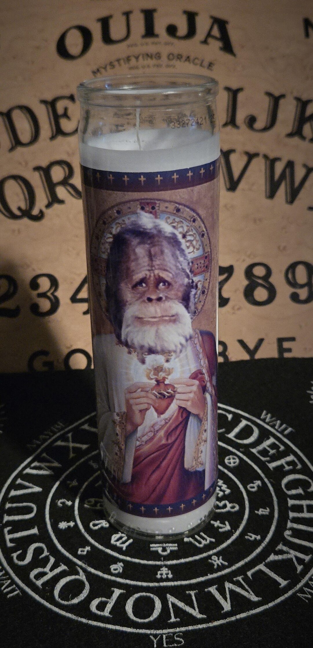Bigfoot Prayer Candle - Etsy