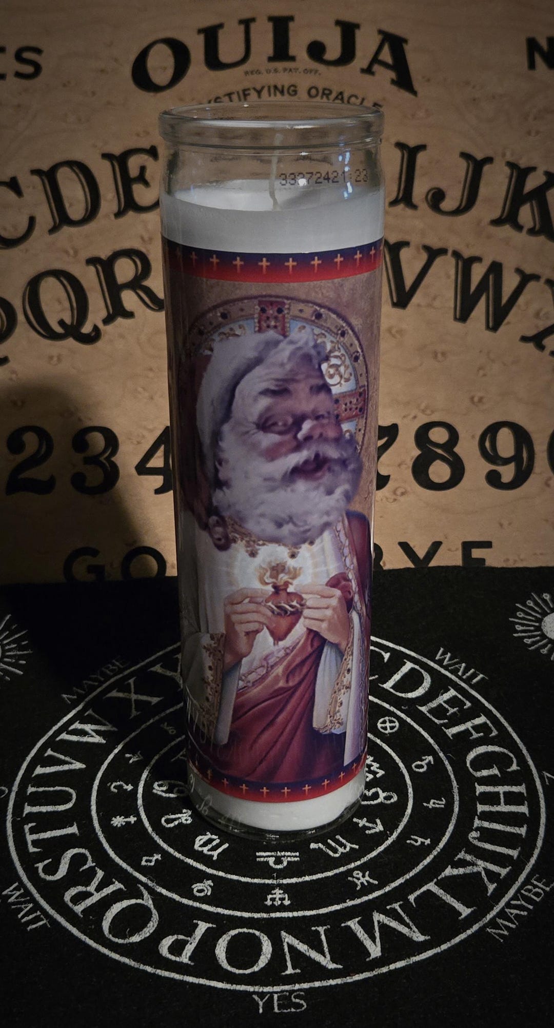 Santa Prayer Candle - Etsy