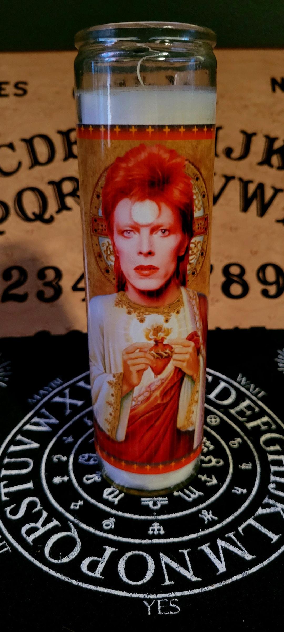 David Bowie Prayer Candle - Etsy