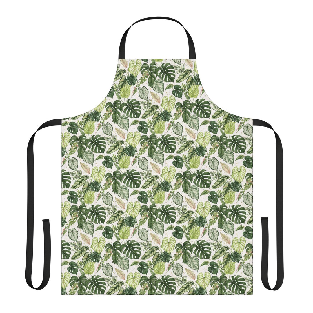 Tropical Leaf Apron - Etsy