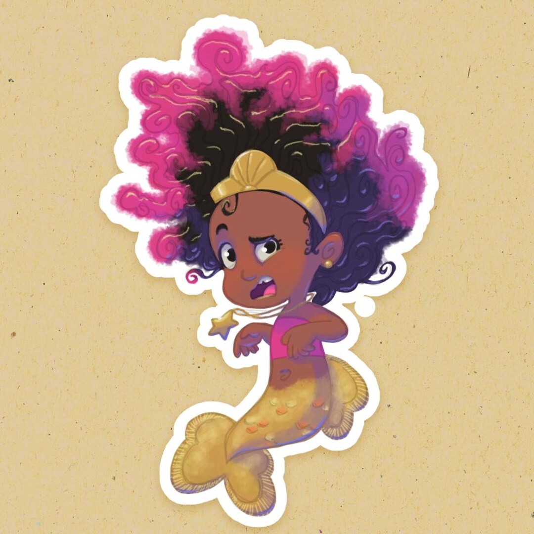 Say Whaa Mermaid Stickers 3-pack - Etsy