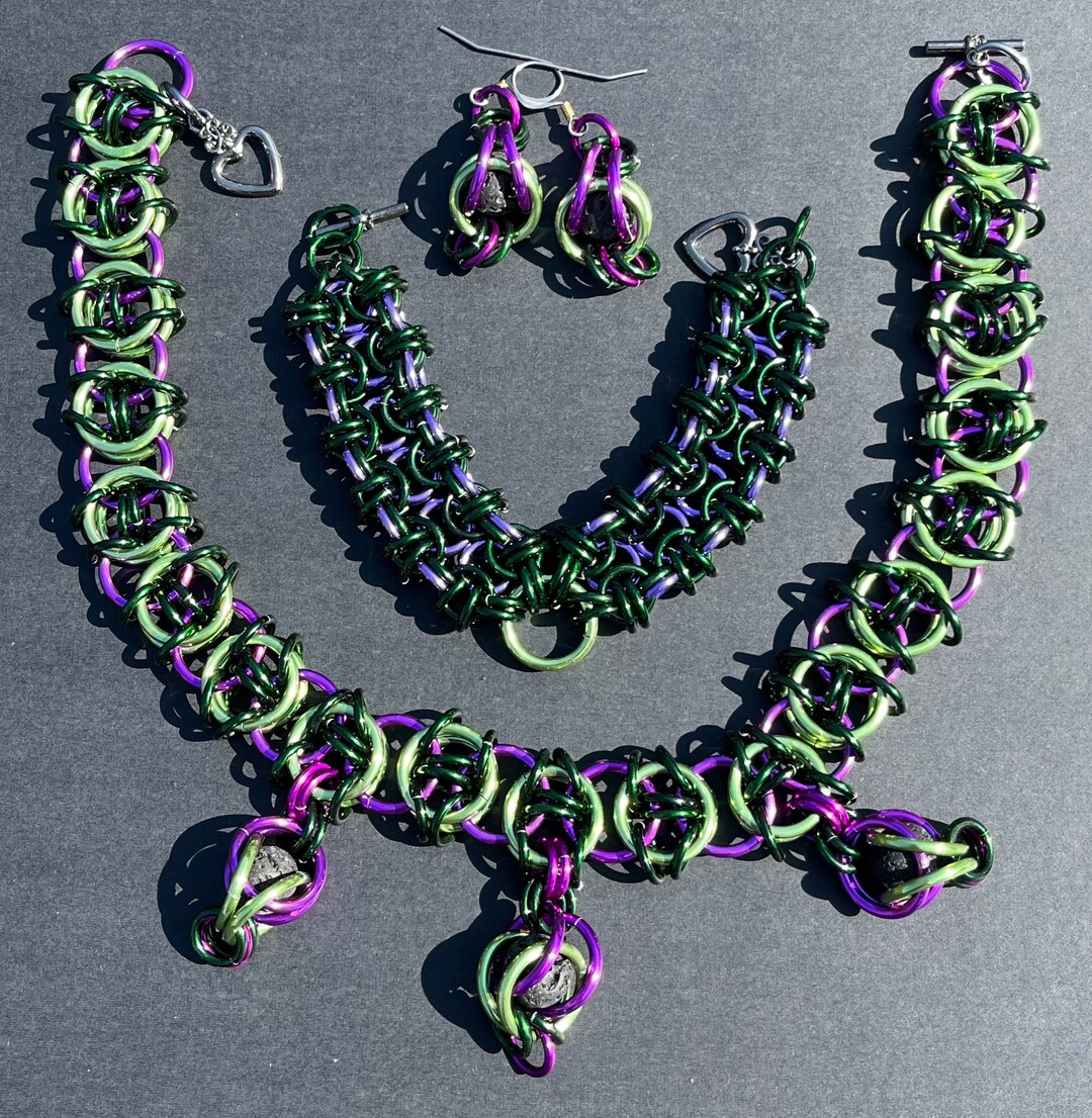 Joker Set With Lava Stone - Etsy