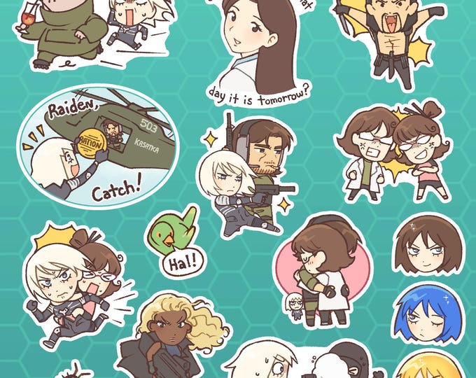 MGS Stickers 1 - Etsy