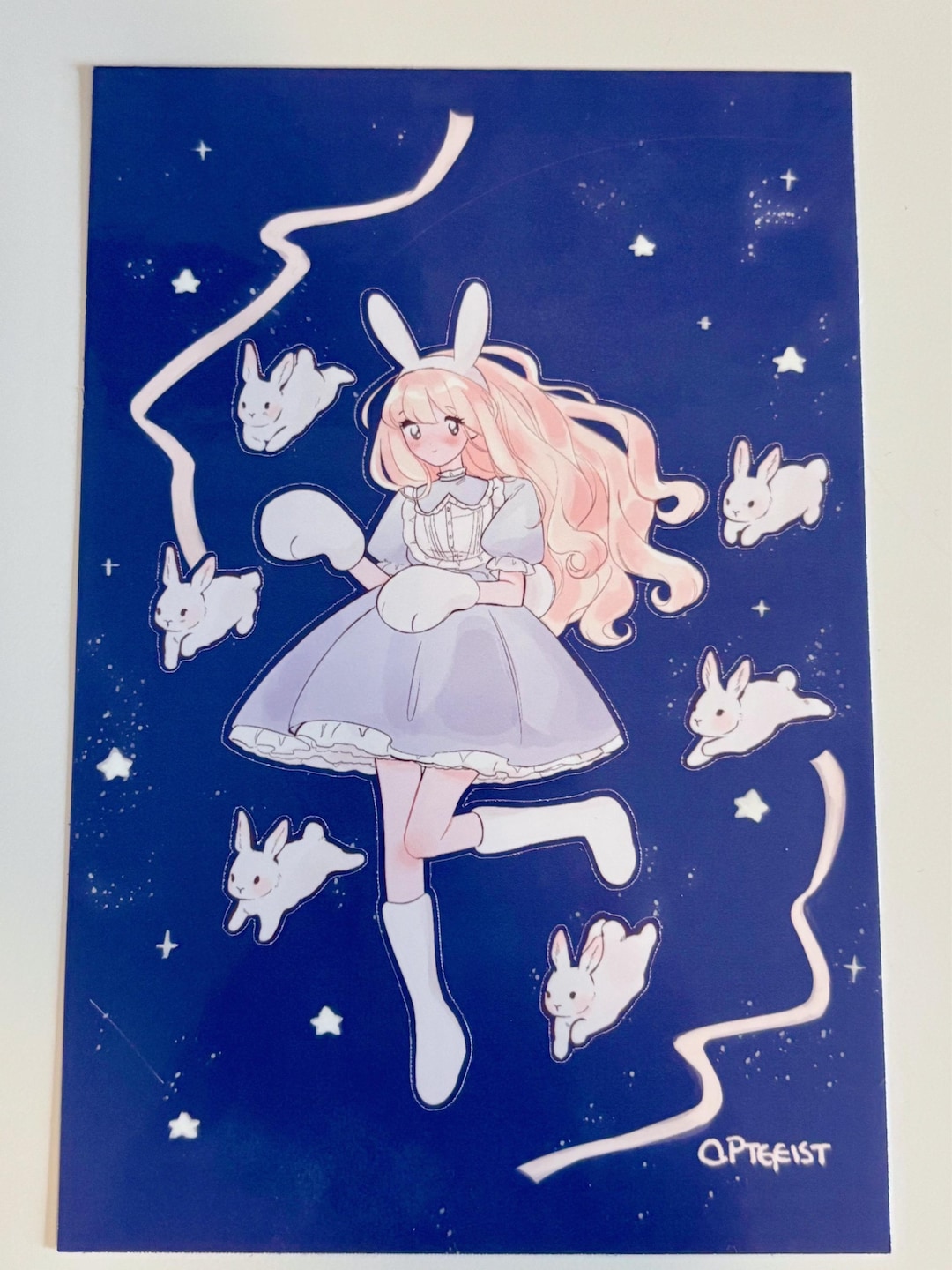 Bunny Girl 4x6 Sticker Sheet - Etsy