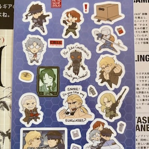 MGS 1 4.6 X 6.5 Sticker Sheet - Etsy