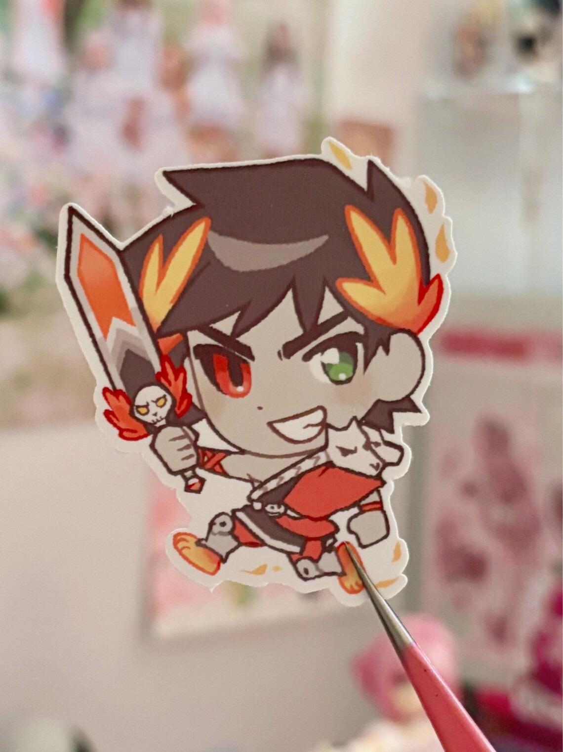 Hades Game Stickers: Zagreus, Melinoe, Thanatos, Nemesis 2" Vinyl ...