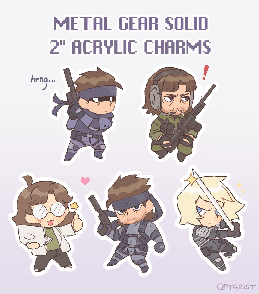 Metal Gear Solid Charms MGS 2 Epoxy Keychains - Etsy