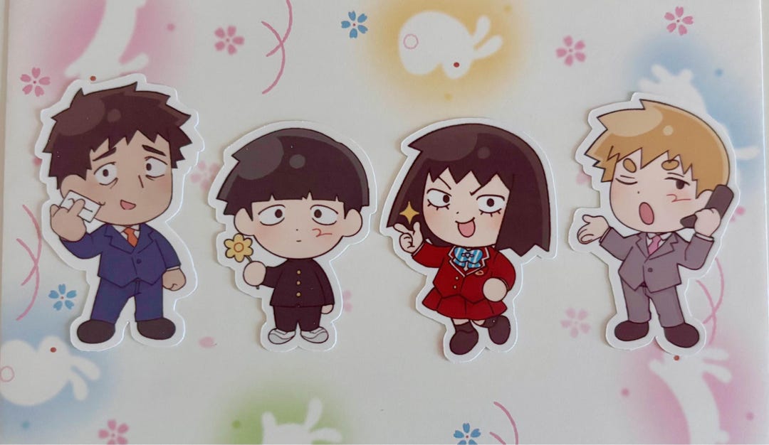 Mob Psycho 100 Stickers | MP100 2" Vinyl Stickers - Etsy