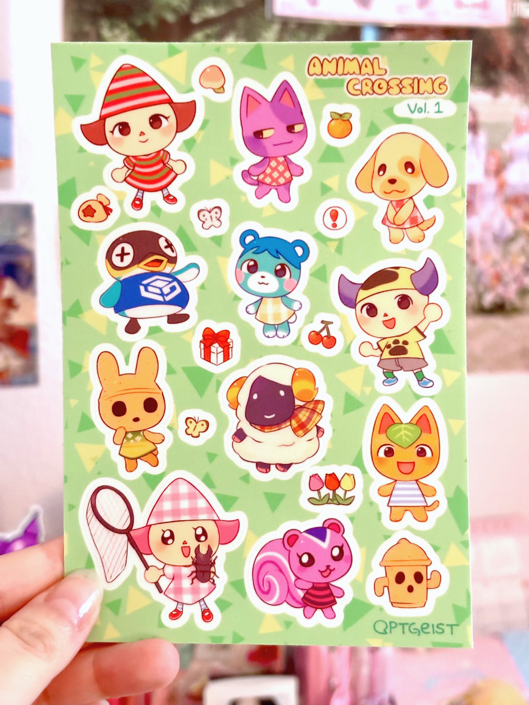 Animal Crossing Population Growing Sticker Sheet - Etsy