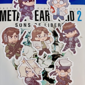 Metal Gear Solid Stickers | MGS 1.5" - 2" Vinyl Stickers - Etsy