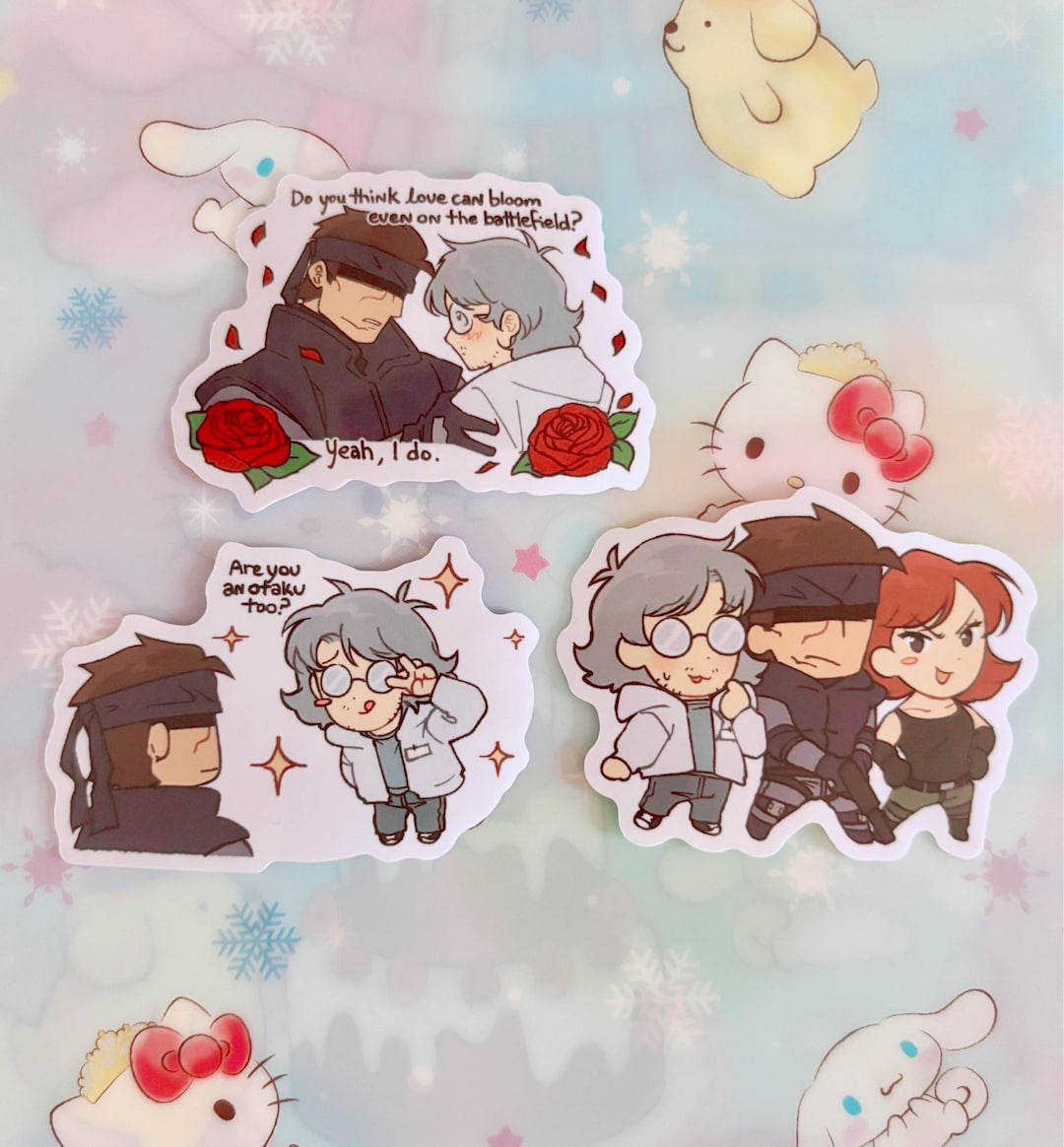 Metal Gear Solid Tanker Incident Stickers | 2.5" Vinyl Stickers - Etsy