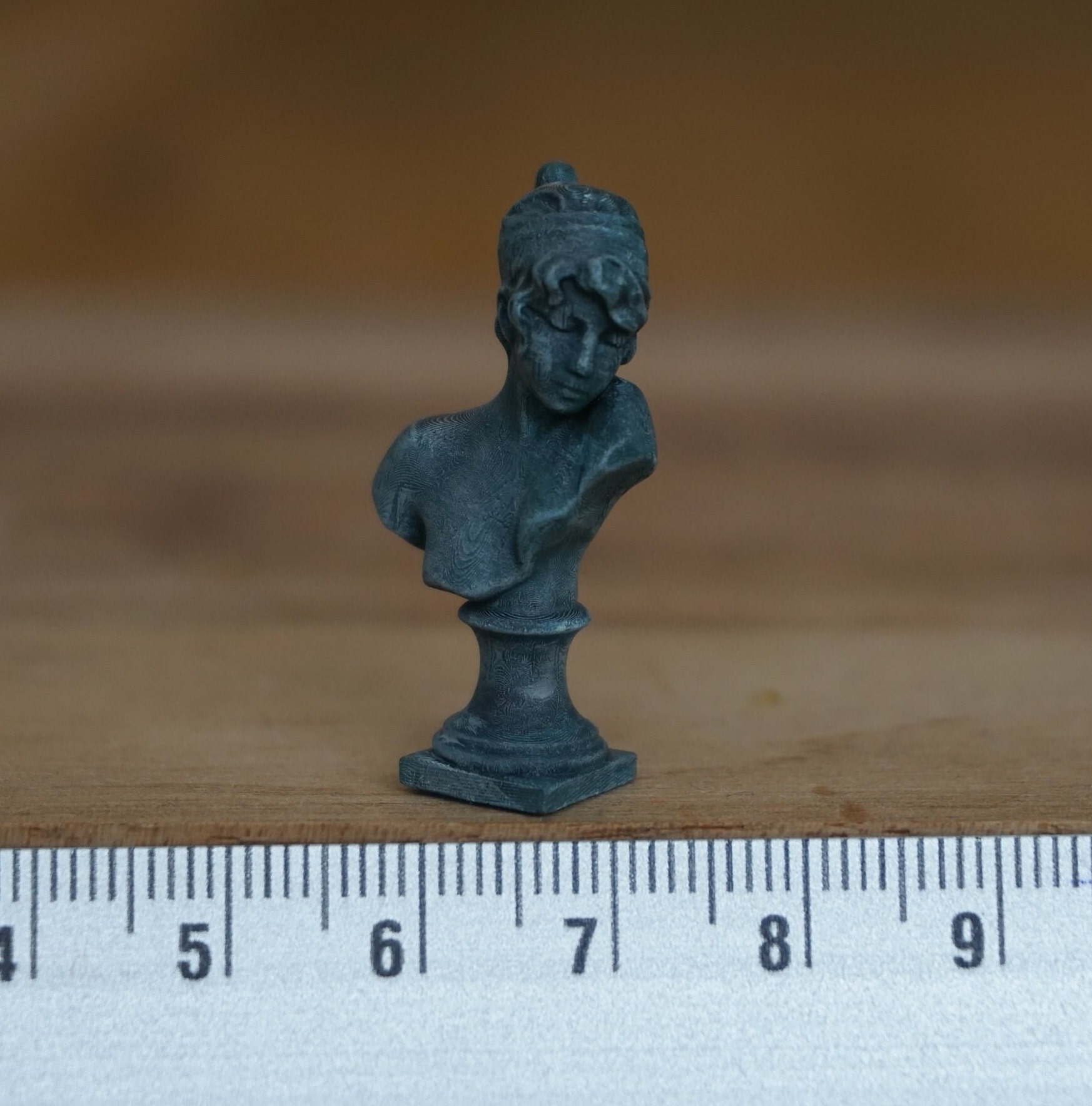 Miniature Greek Woman Statue, Dollhouse Decoration Female Bust - Etsy