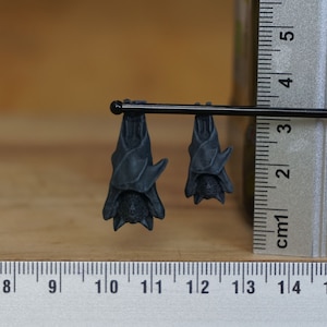 Miniature Bat, 1:12 Scale Miniature Size for Horror Diorama, Dollhouse ...