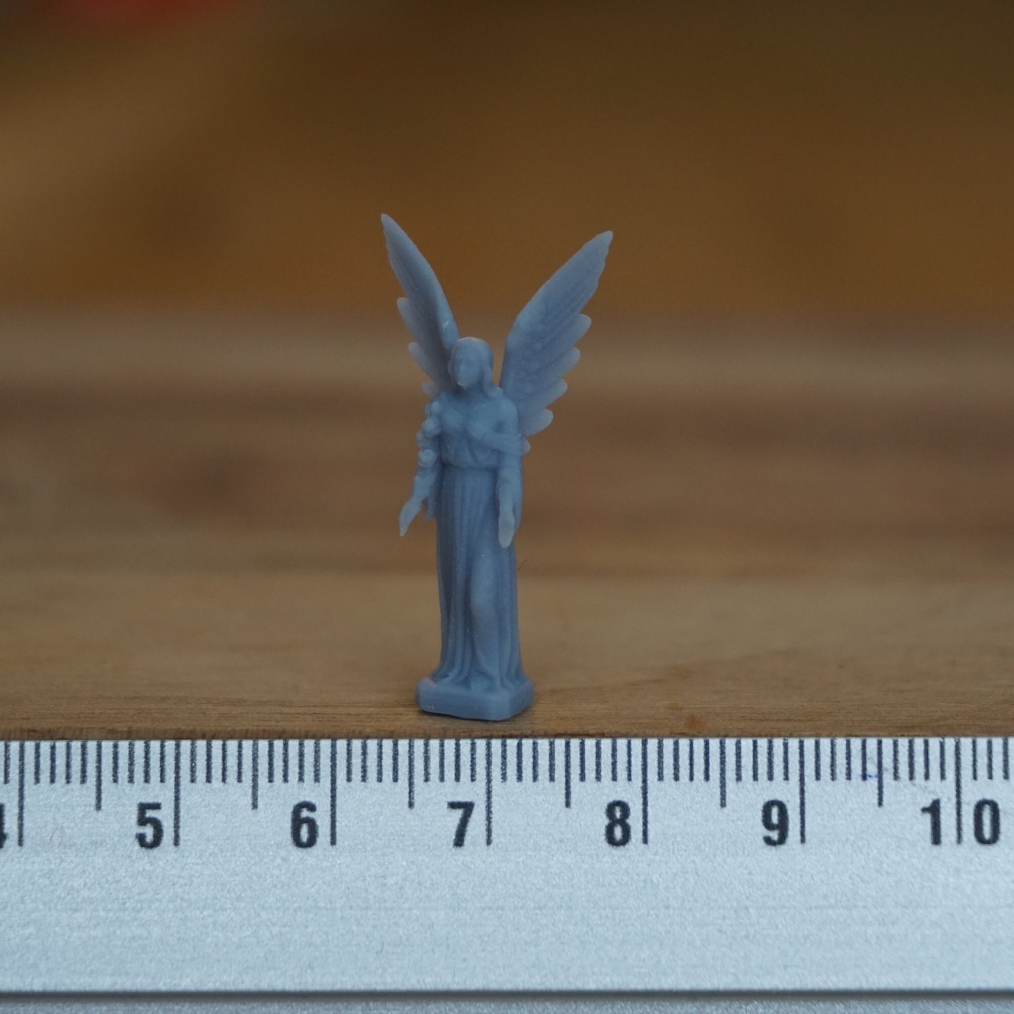 Miniature Angel Statue, Dollhouse Decoration Female - Etsy