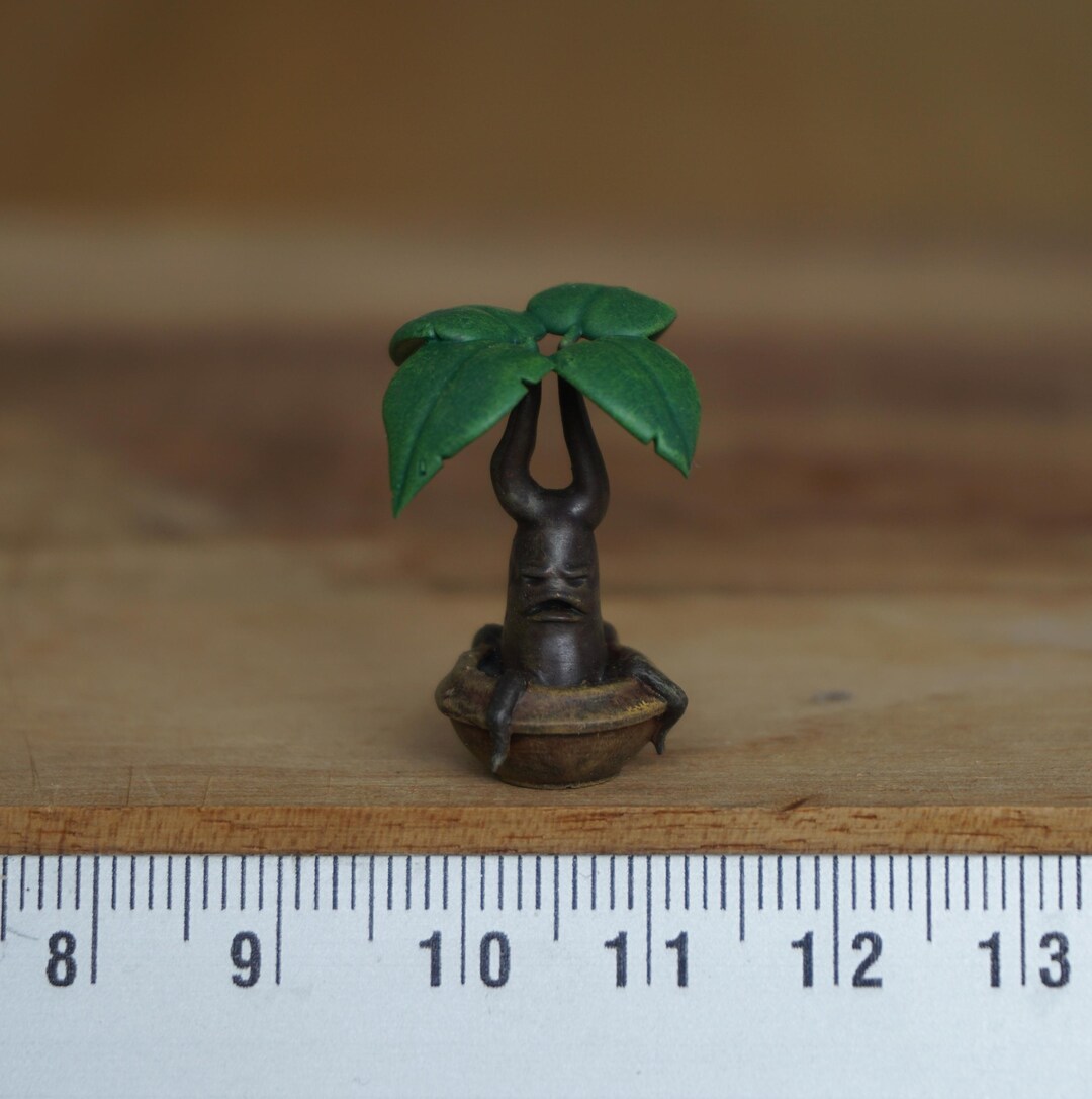 Miniature Mandrake Plant, Wizard Magical Dollhouse Decoration - Etsy