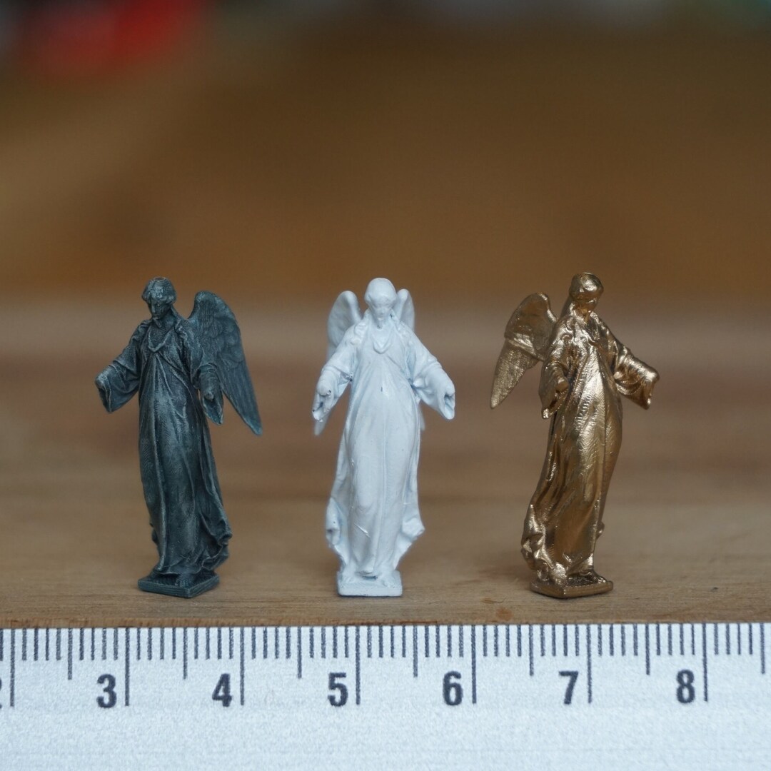 Miniature Angel Statue, Dollhouse Decoration - Etsy