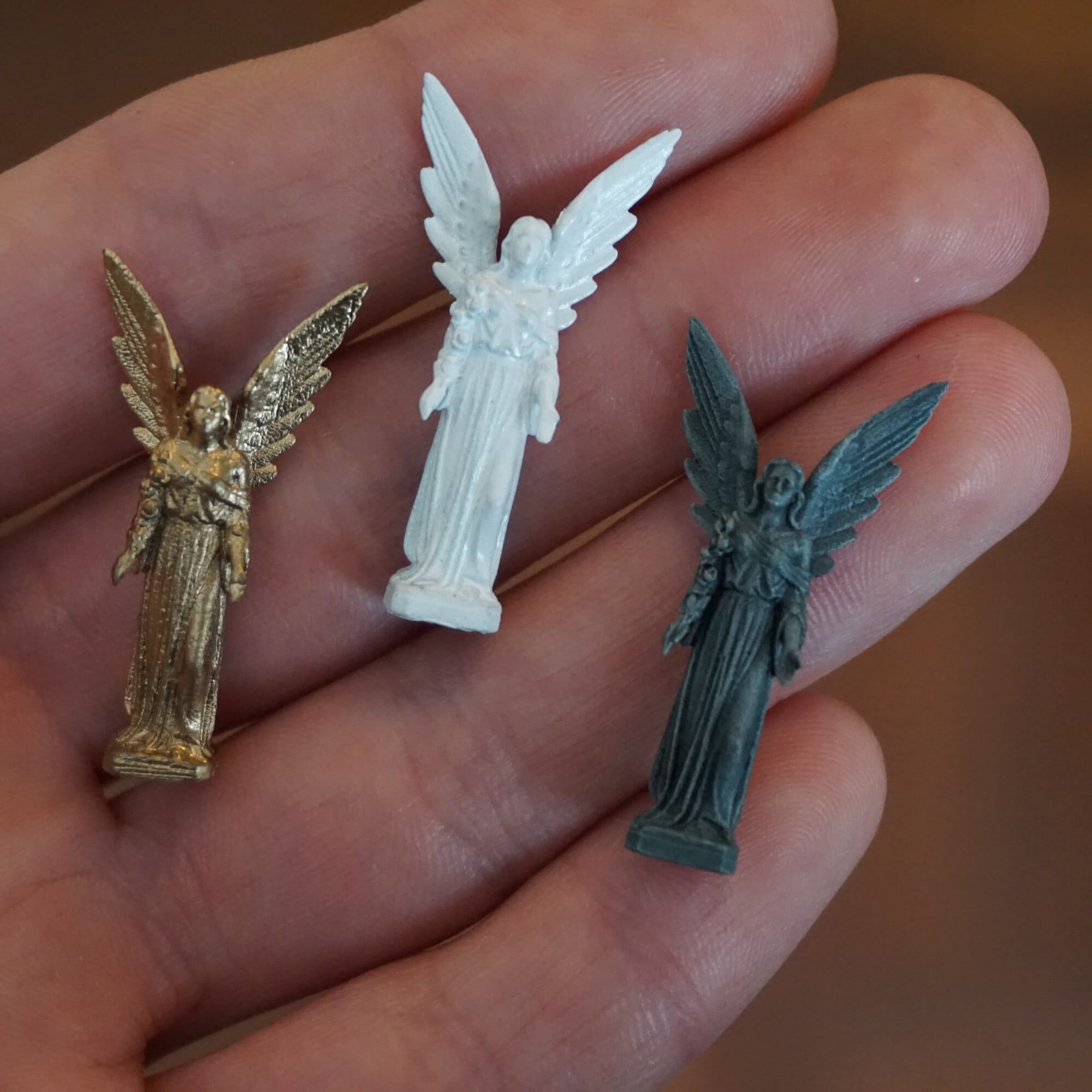 Miniature Angel Statue, Dollhouse Decoration Female - Etsy