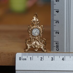 Miniature Victorian Clock, Dollhouse Decoration - Etsy