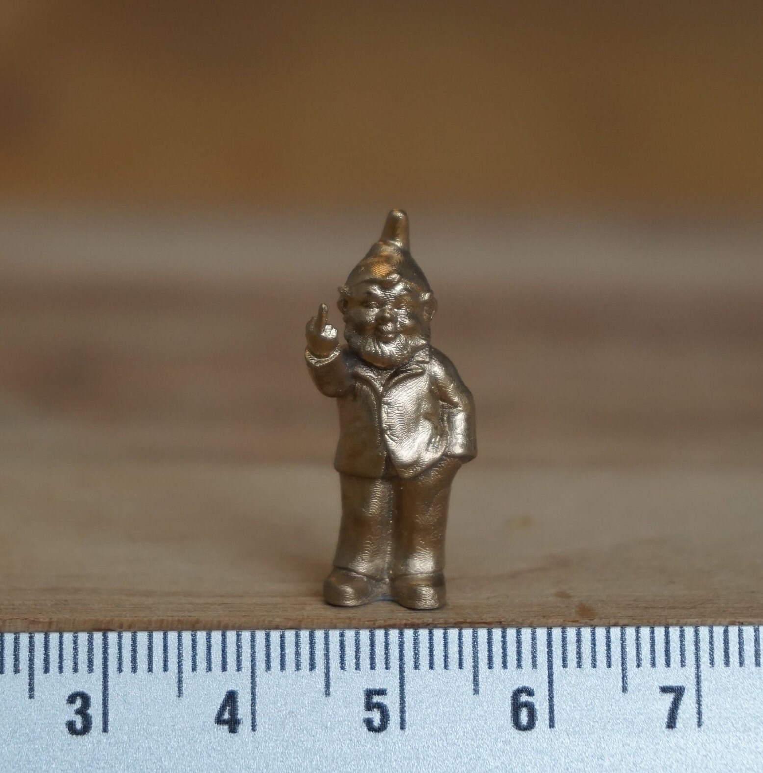 Miniature Rude Gnome Statue, Funny Dollhouse Decoration - Etsy