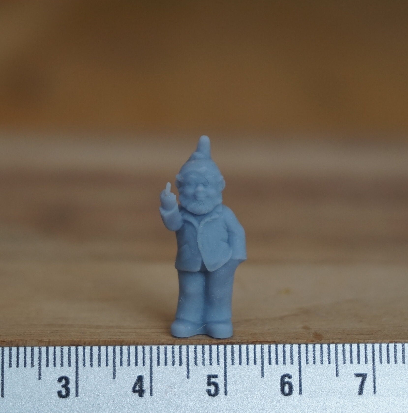 Miniature Rude Gnome Statue, Funny Dollhouse Decoration - Etsy