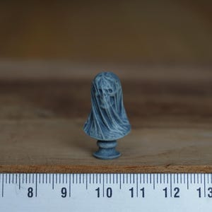 Miniature Statue Veiled Bust Dollhouse Decoration - Etsy