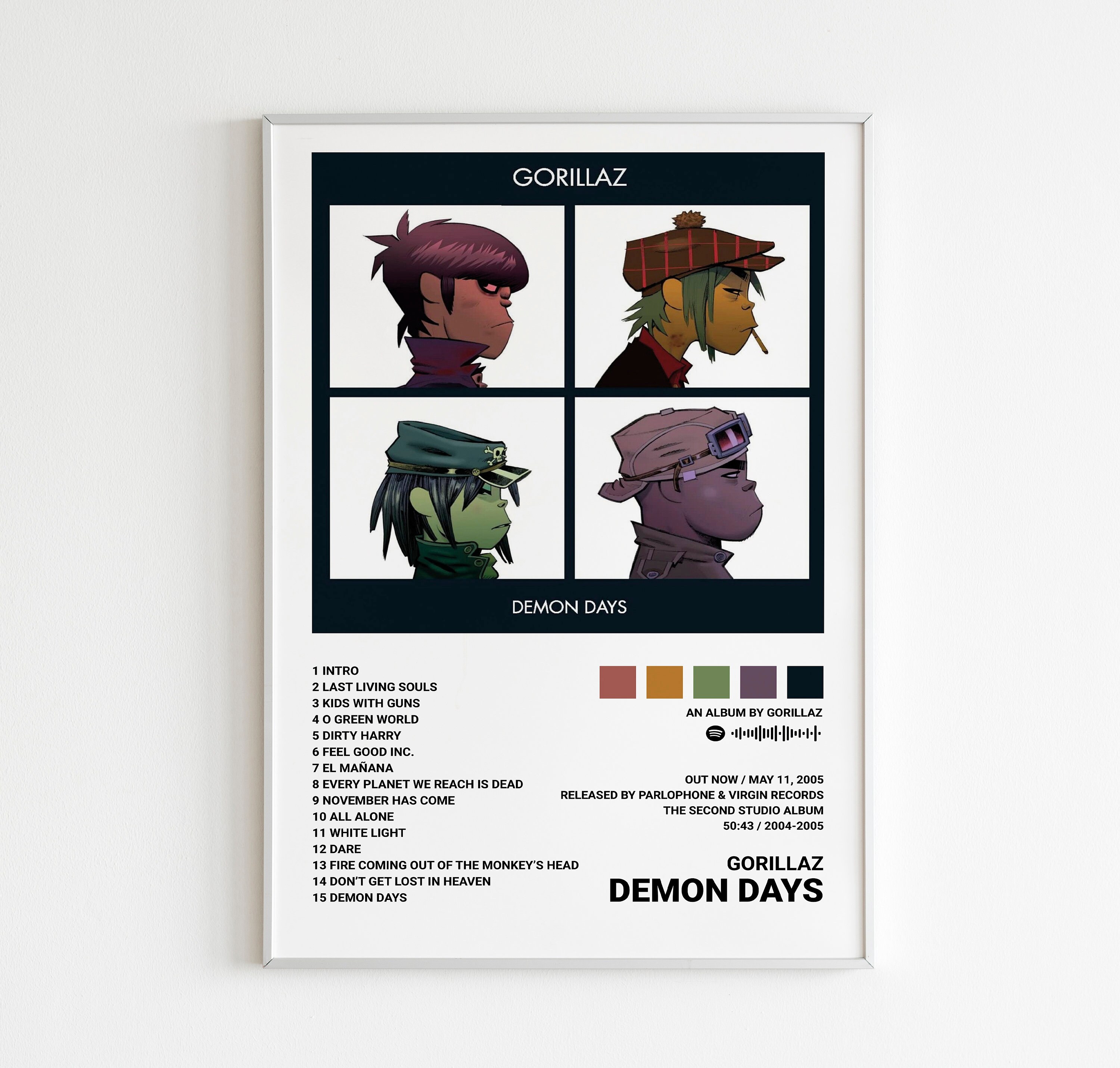 Gorillaz Demon Days Album Cover