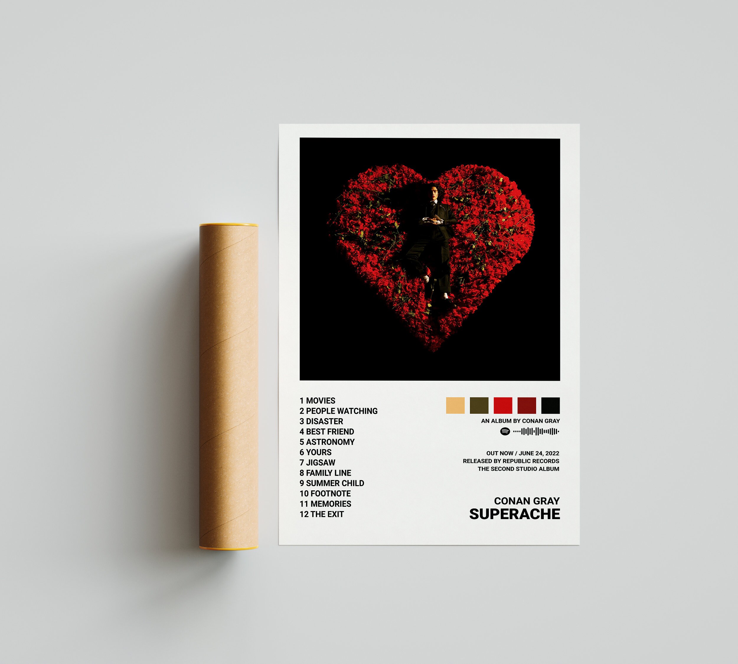 Conan Gray Posters Superache Poster Album Cover - Etsy
