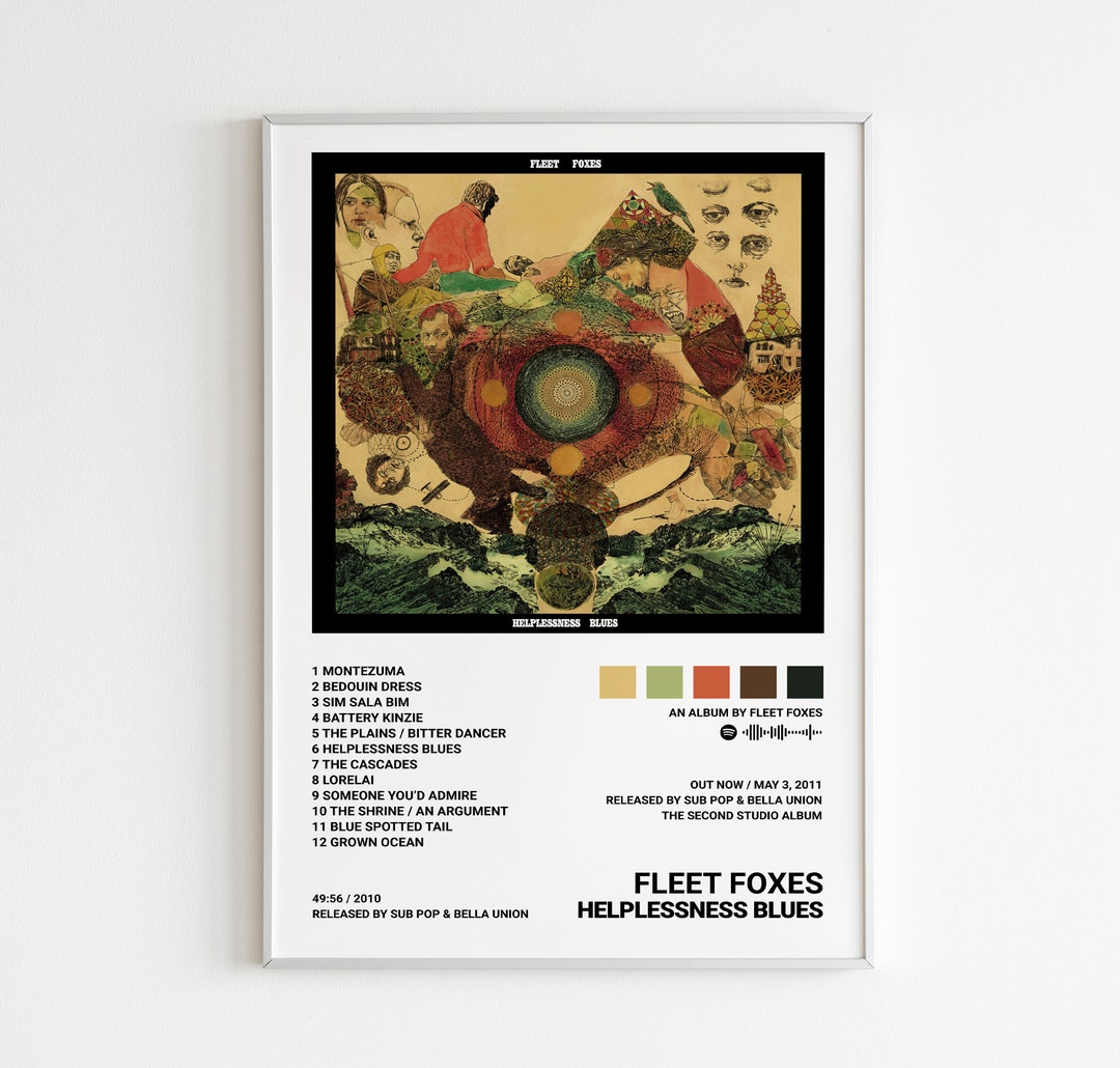 Fleet Foxes Helplessness Blues Poster / Album Cover Poster - Etsy