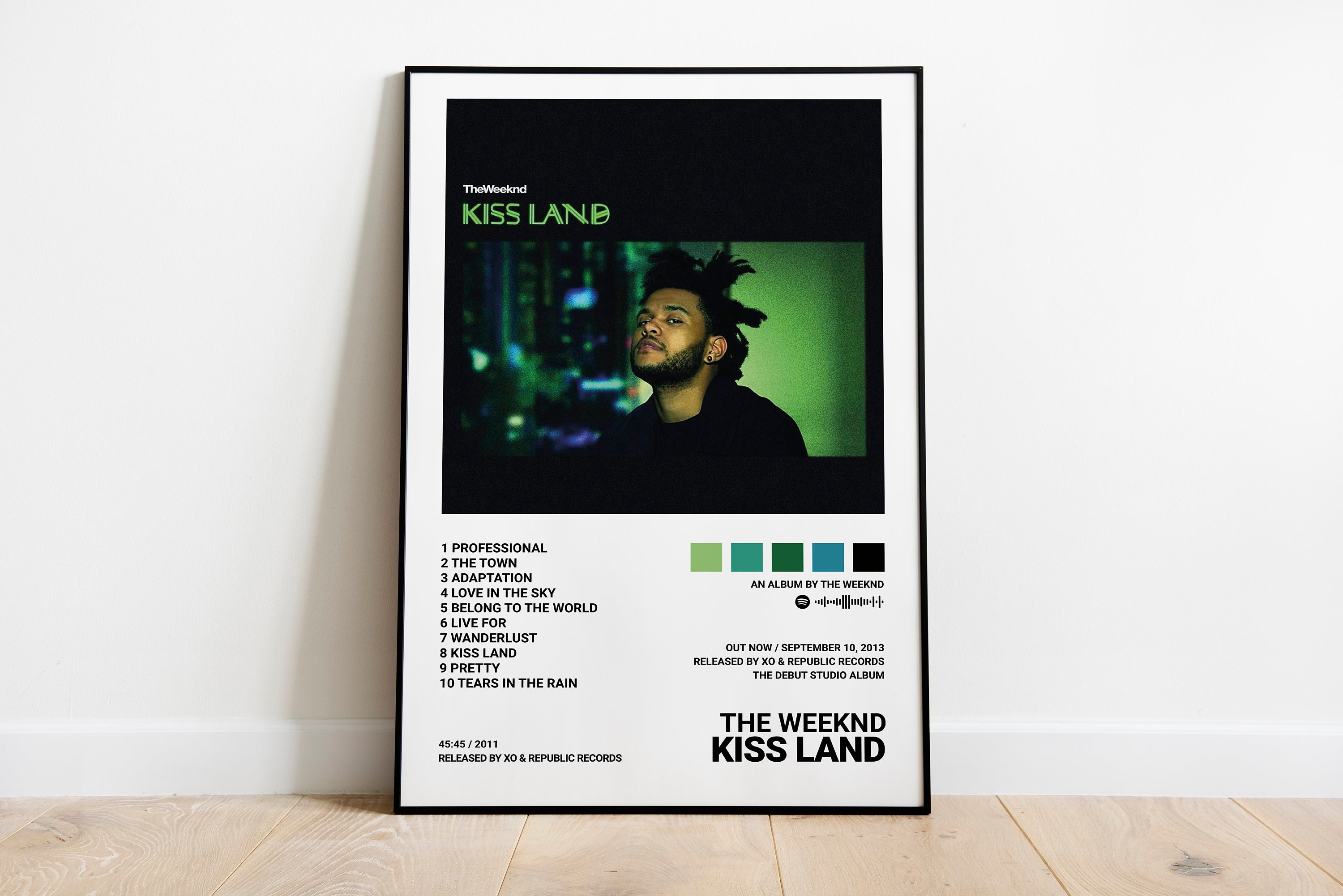 The Weeknd Posters / Kiss Land Poster / the Weeknd Kiss Land - Etsy